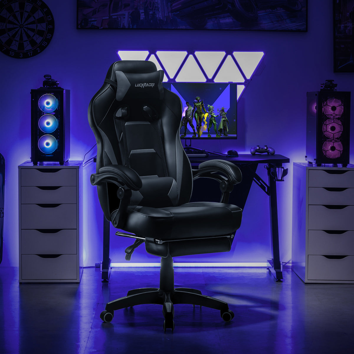 Footrest Series GTF59 Gaming Chair with Footrest