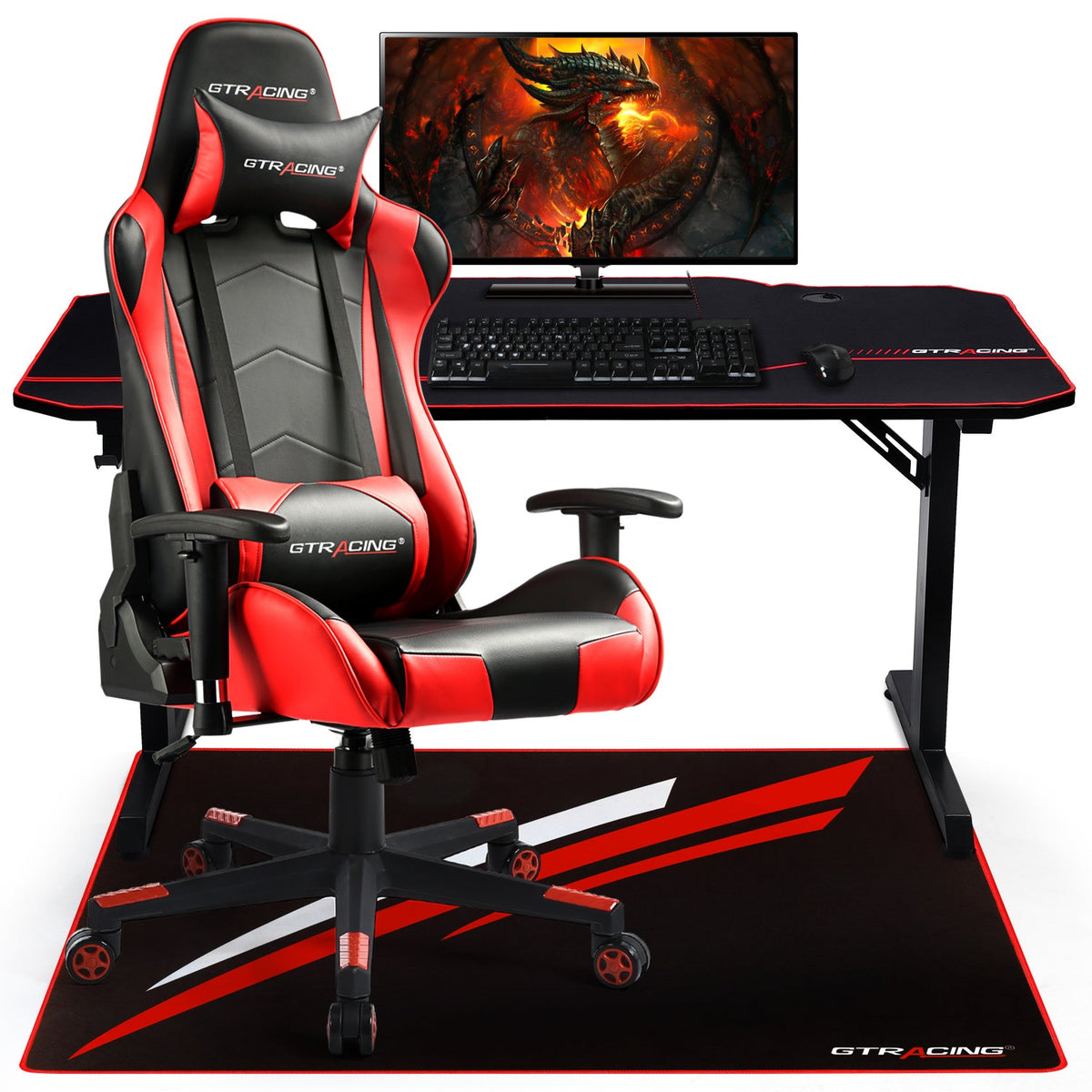 GTRacing 2024 GT602 Gaming Floor Mat | GTRacing Gaming Chair